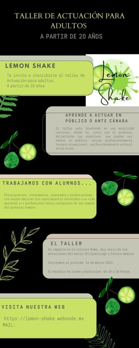Info del Taller :: Lemon Shake